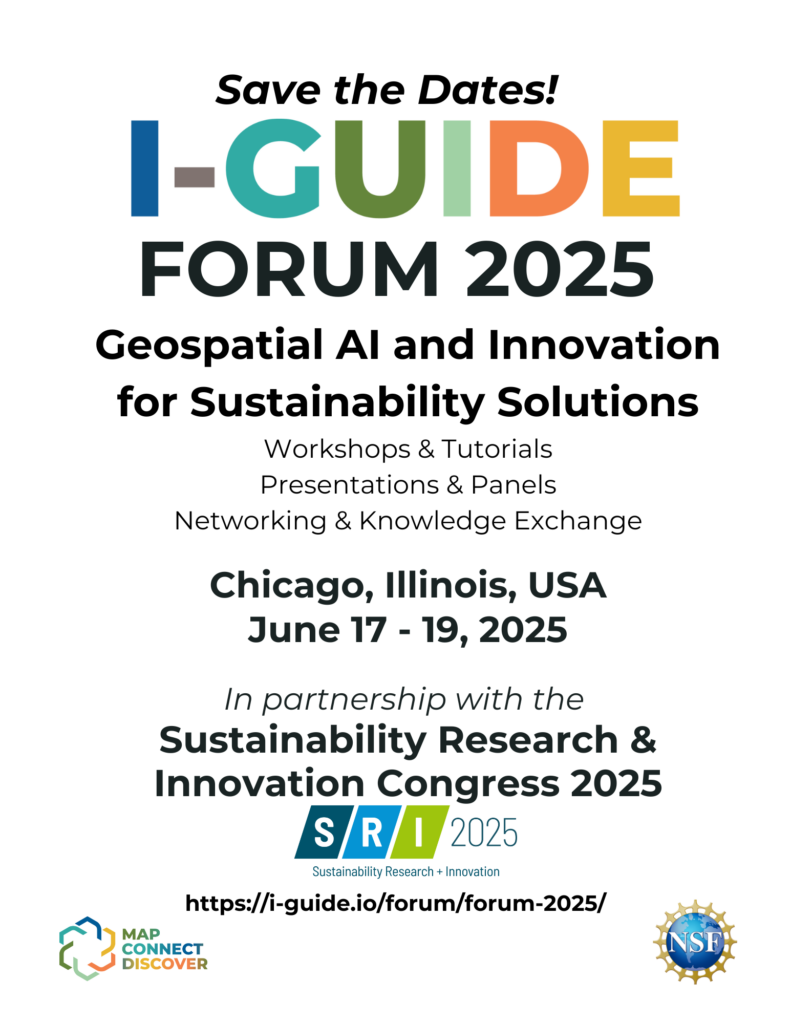Forum 2025: Geospatial AI and Innovation for Sustainability Solutions ...